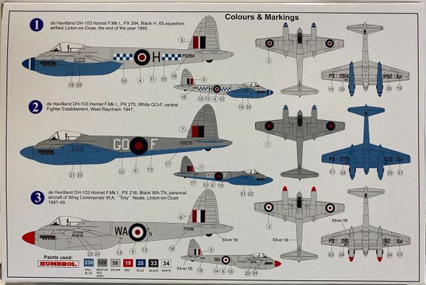 de Havilland DH-103 Hornet F Mk.I/F.1, AZmodel 1/72 JN2 - Charlies ...
