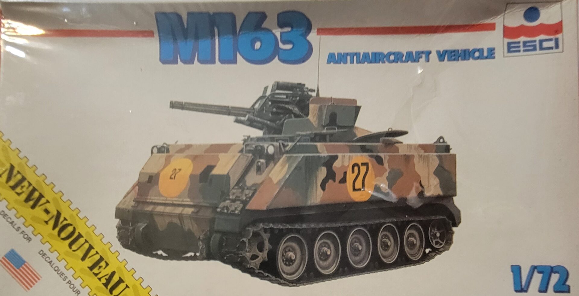 M163 Antiaircraft Vehicle 1/72 ESCI LP - Charlies Plastic Models