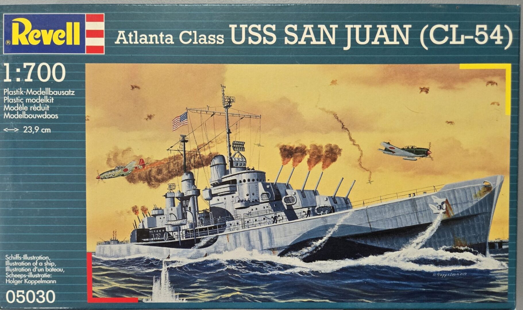 Revell USS San Juan CL-54 1/700 - Charlies Plastic Models