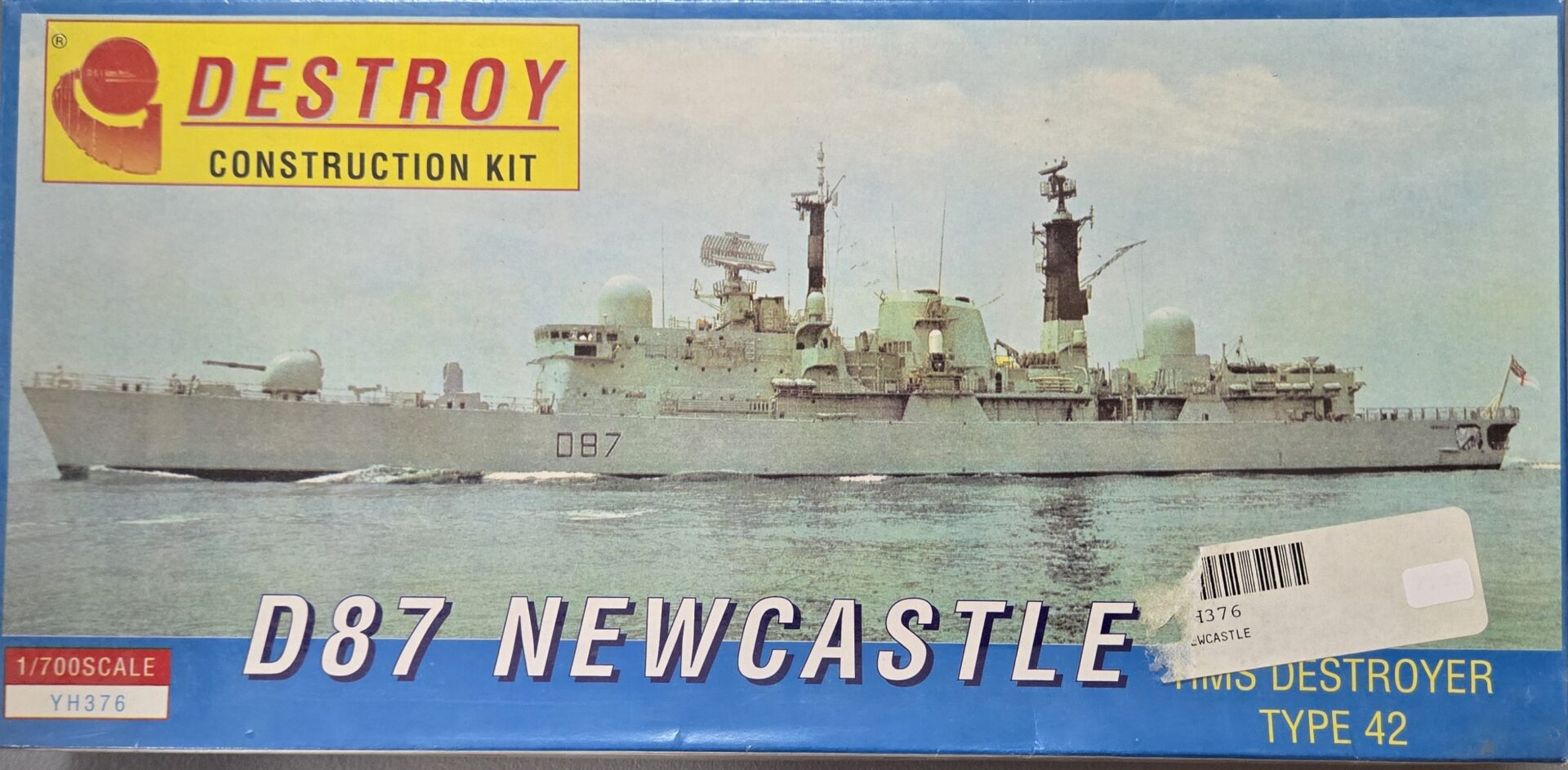 Destroy D87 Newcastle Type 42 1/700 - Charlies Plastic Models